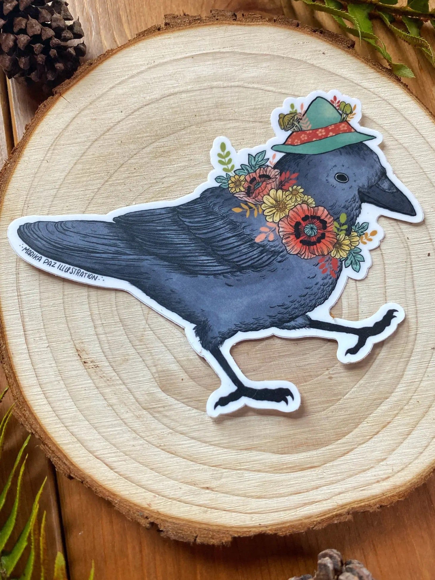 Corvid Sticker Of Aspen Curated Ts