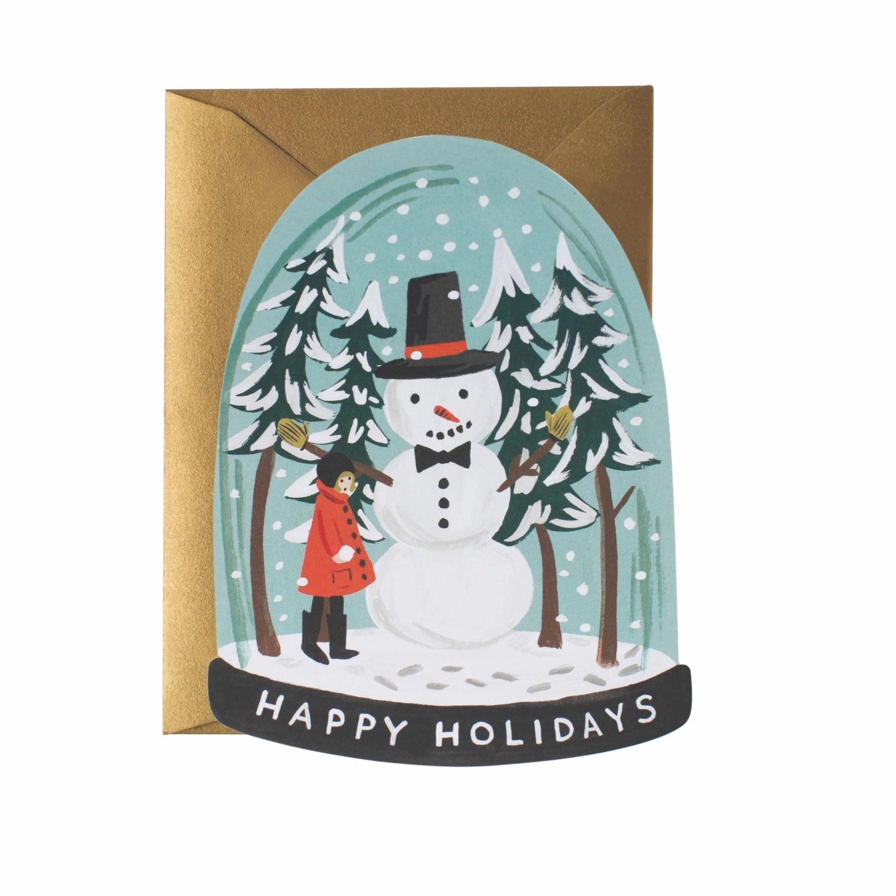 Snowman Snow Globe Card – Of Aspen Curated Gifts