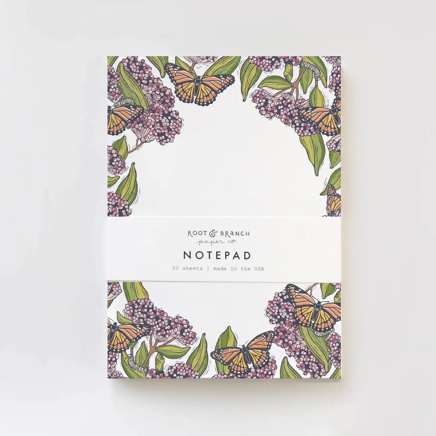 Monarch Butterfly Garden Notepad – Of Aspen Curated Gifts