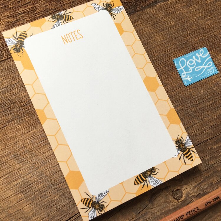 Honey Bee Notepad – Of Aspen Curated Gifts