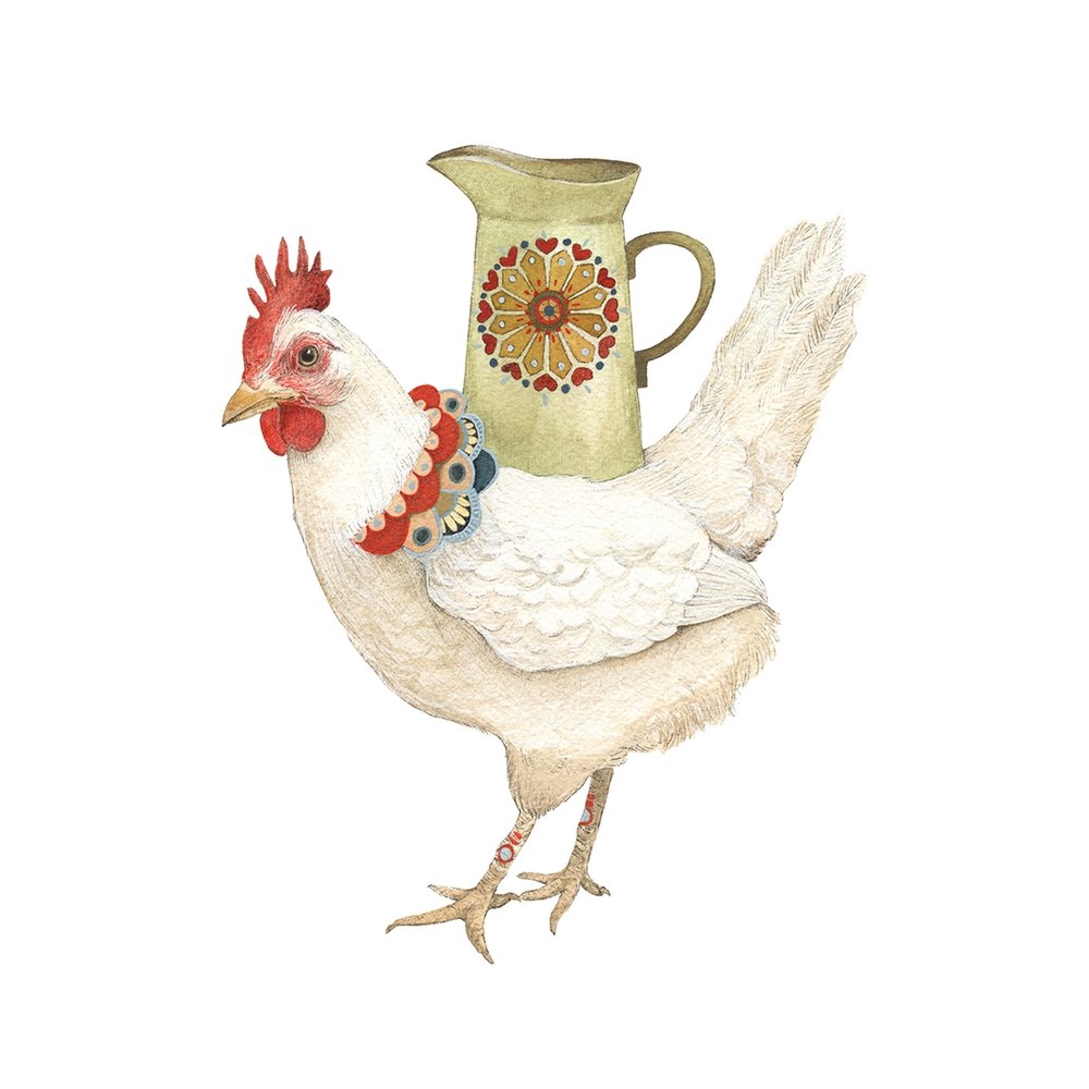 Jen the Hen Print - 8" x 10" – Of Aspen Curated Gifts