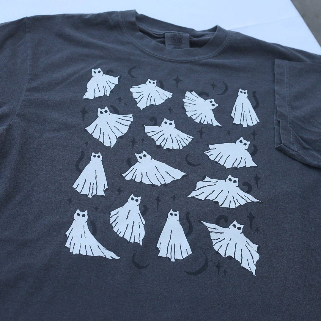 Ghost Cats Comfort Colors Tee – Of Aspen Curated Gifts