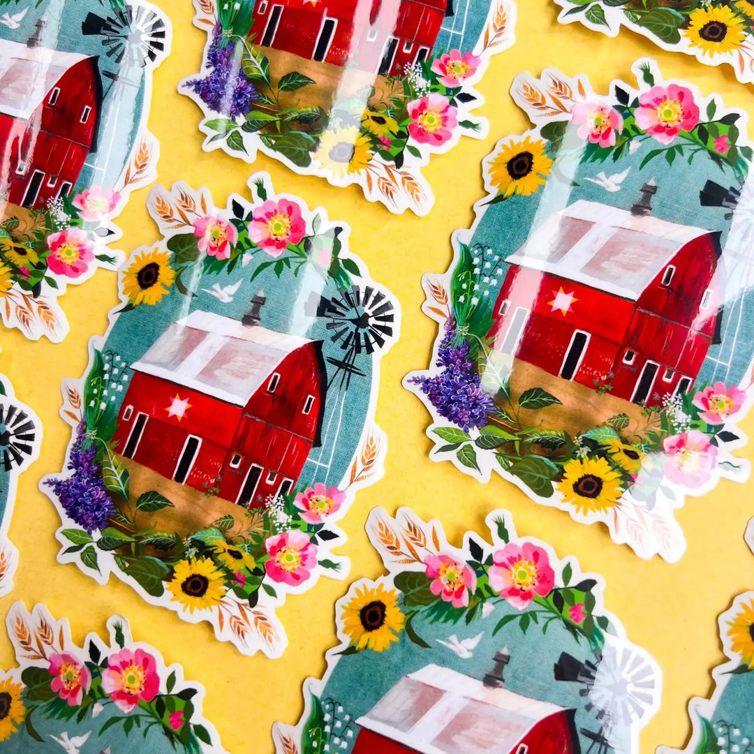 Rustic Barn Sticker – Of Aspen Curated Gifts