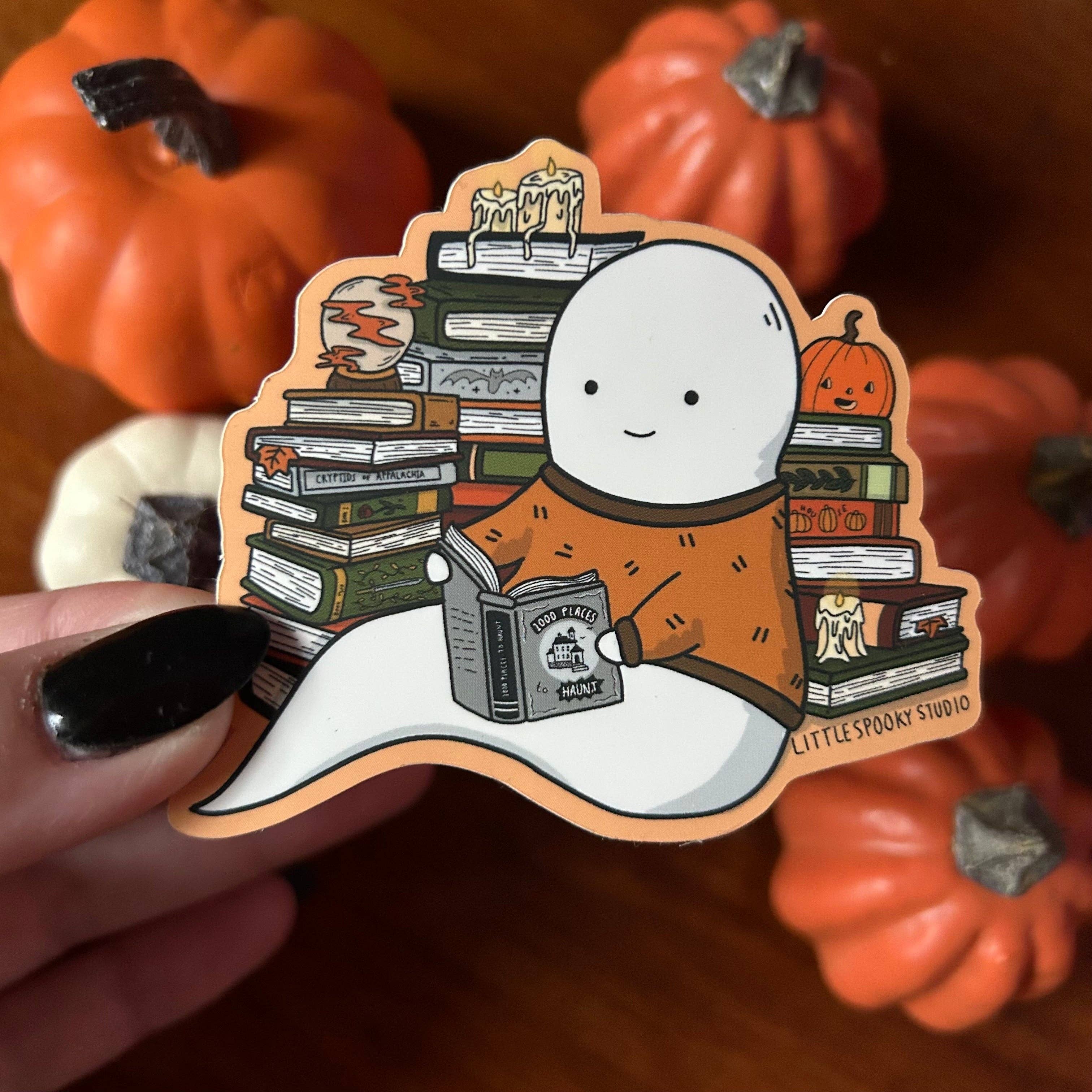 Literary Loving Ghostie Sticker – Of Aspen Curated Gifts