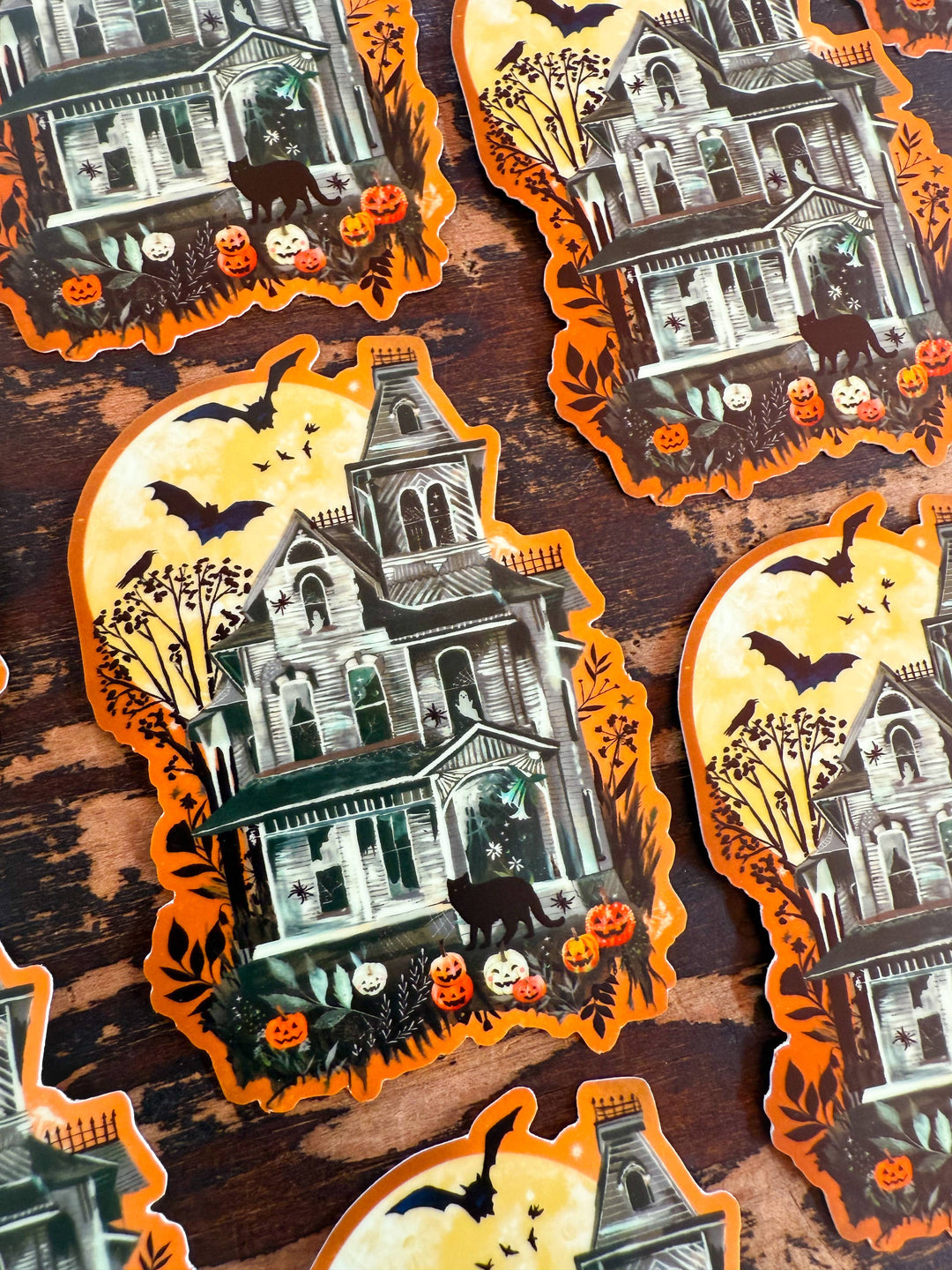 Glow-in-the-Dark Haunted House Sticker – Of Aspen Curated Gifts