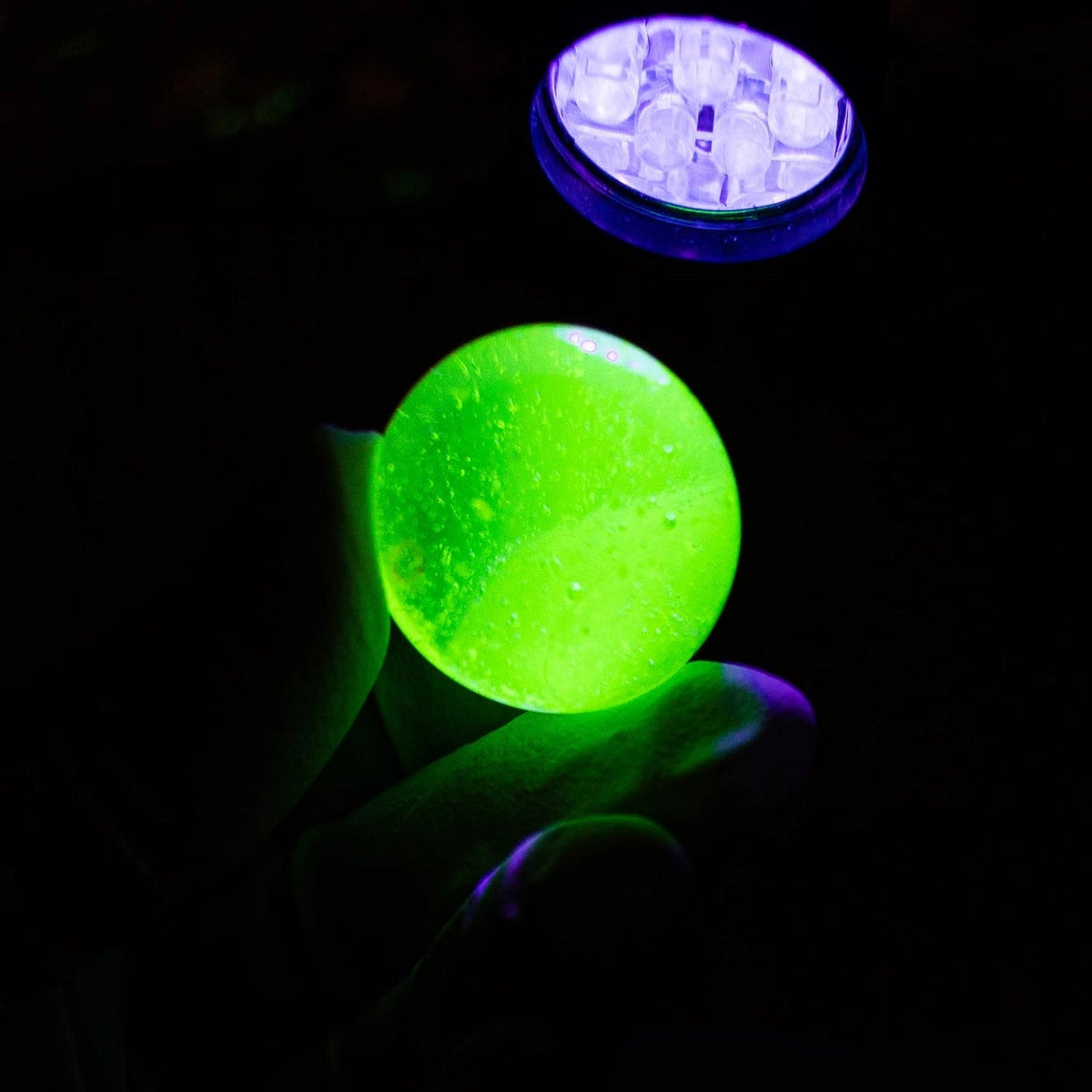 Uranium Glass Ball – Of Aspen Curated Gifts