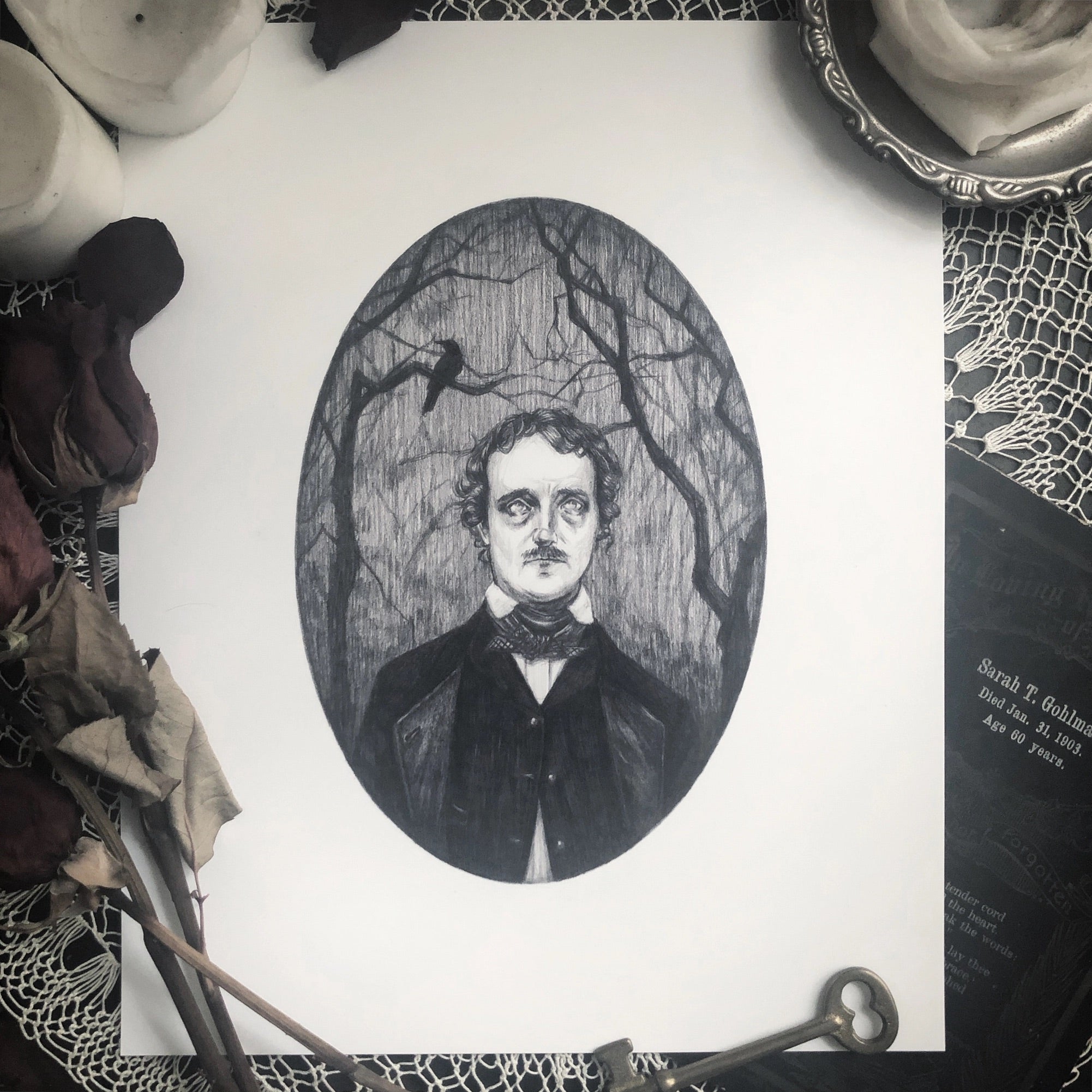 Edgar Allan Poe Print – Of Aspen Curated Gifts