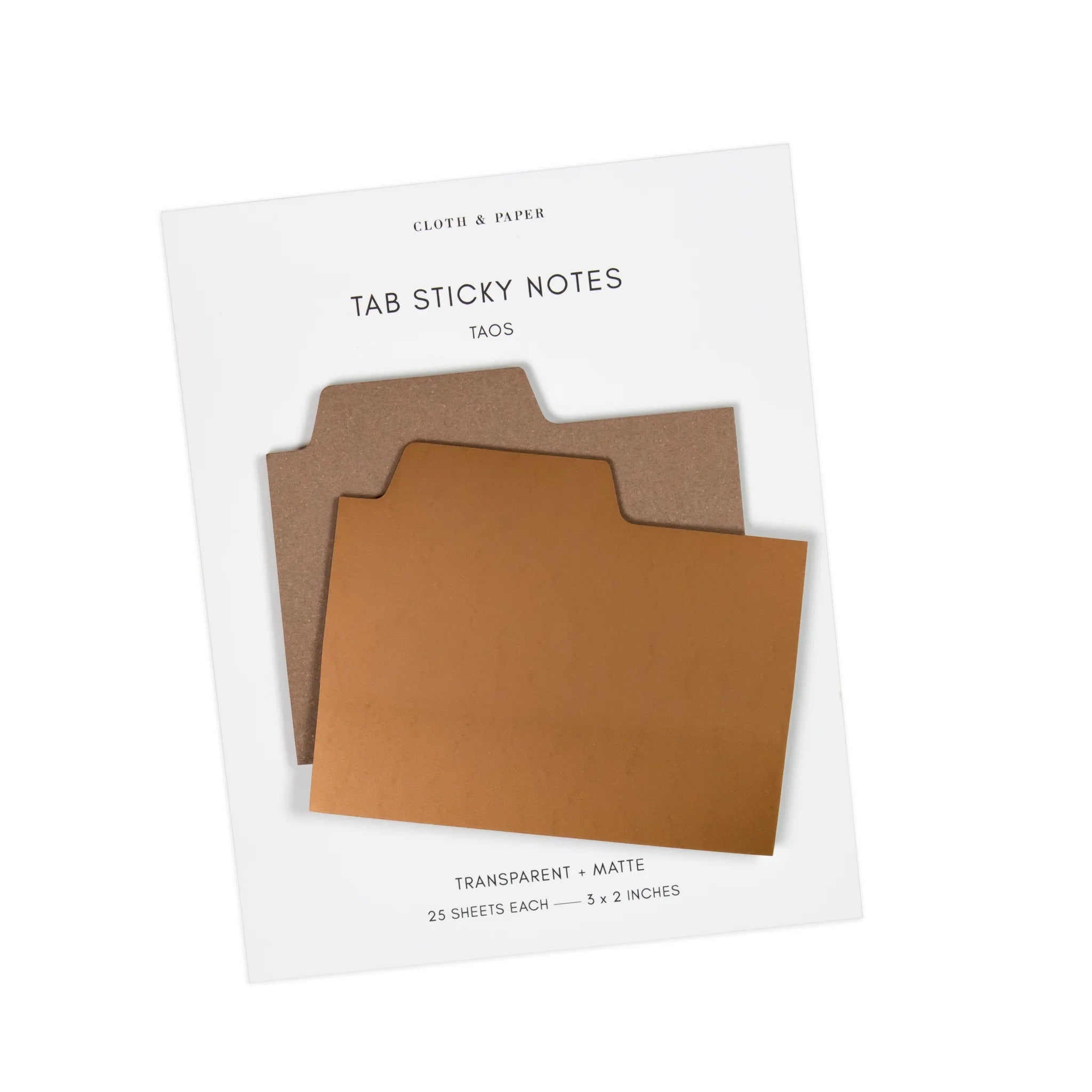 Tab Sticky Note Set - Taos – Of Aspen Curated Gifts
