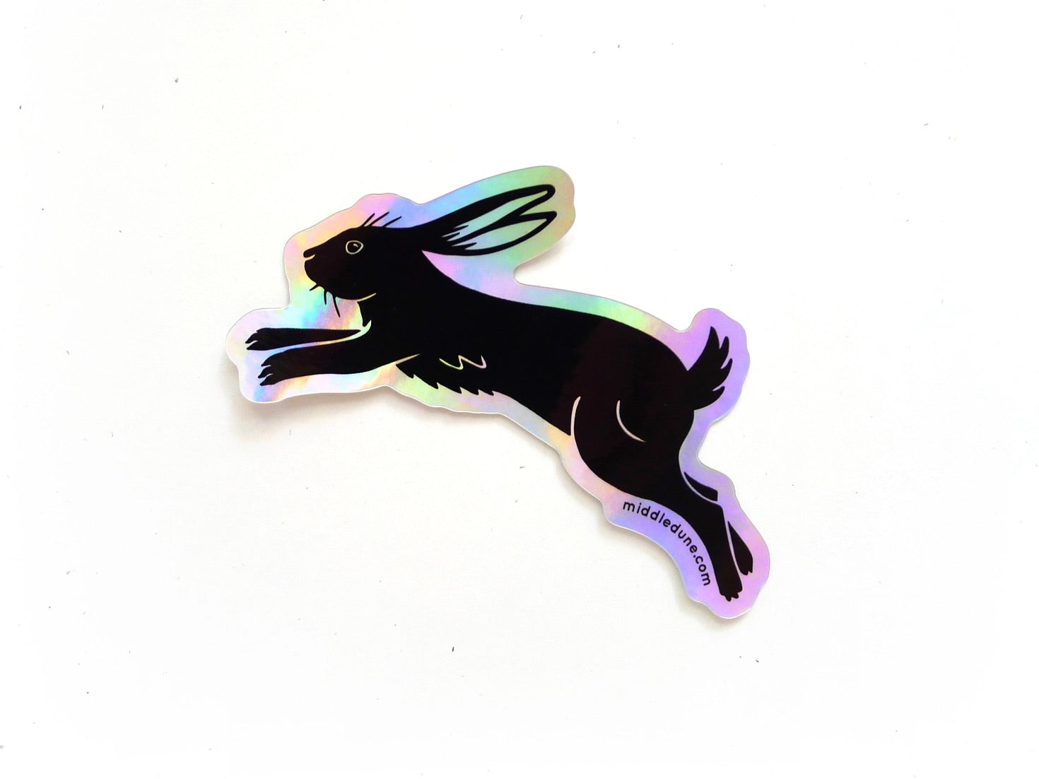 Holographic Bunny Sticker – Of Aspen Curated Gifts