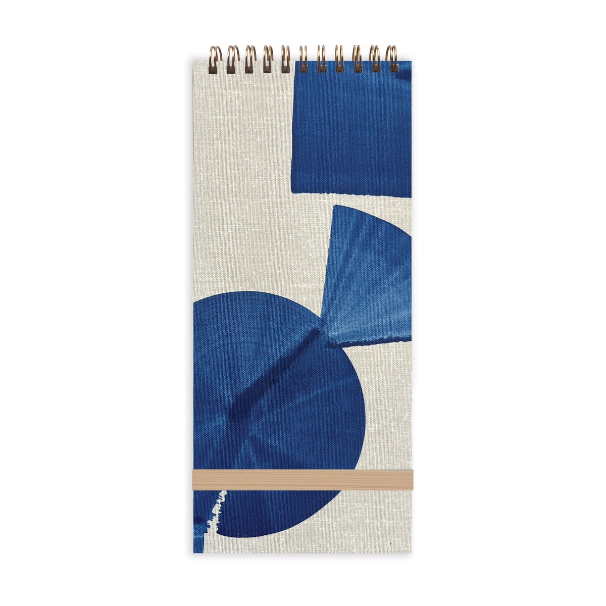 Hand-Painted Slim Top Spiral Notebook - Indigo Lined – Of Aspen Curated ...