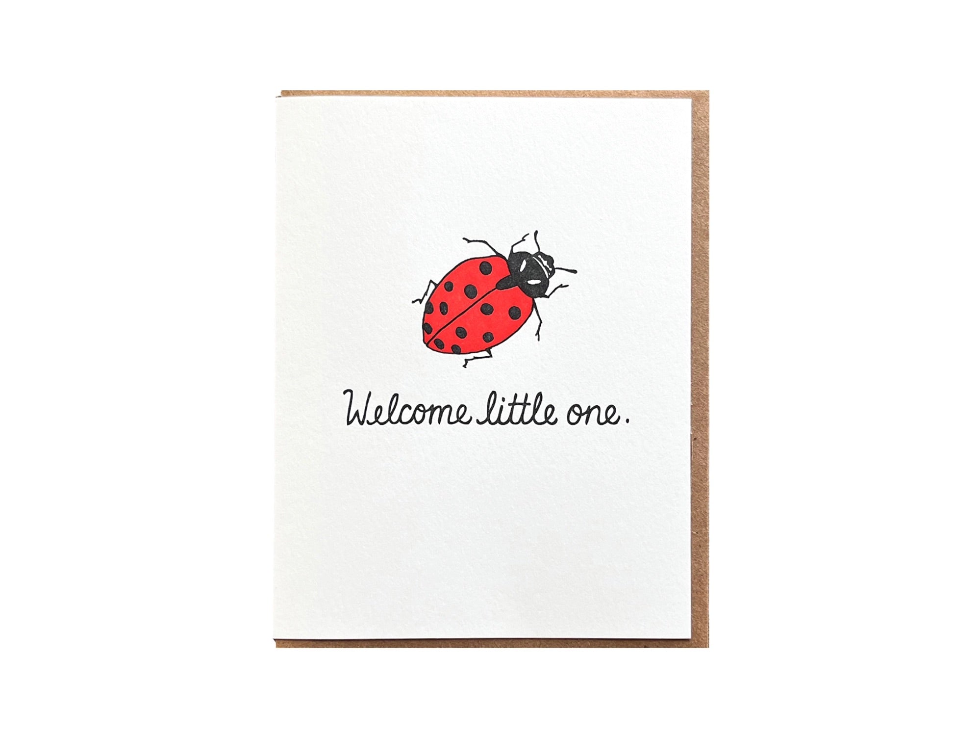 Welcome Lady Bug Card – Of Aspen Curated Gifts