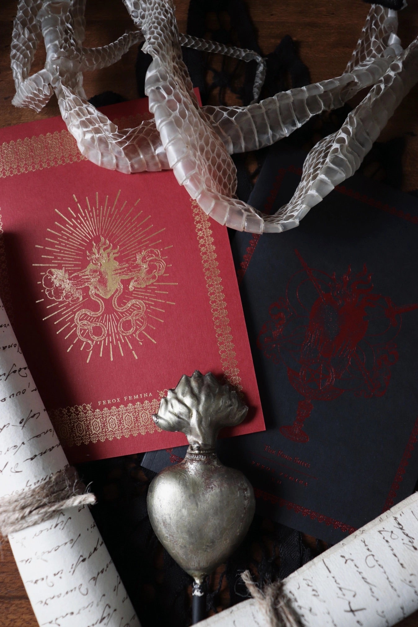 Ferox Femina Crimson Notebook – Of Aspen Curated Gifts