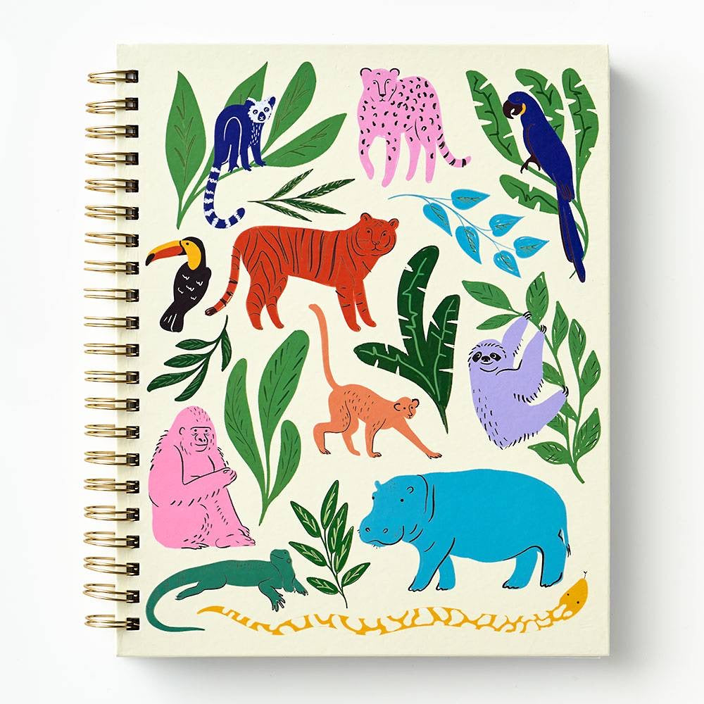 Rainbow Rainforest Spiral Notebook – Of Aspen Curated Gifts