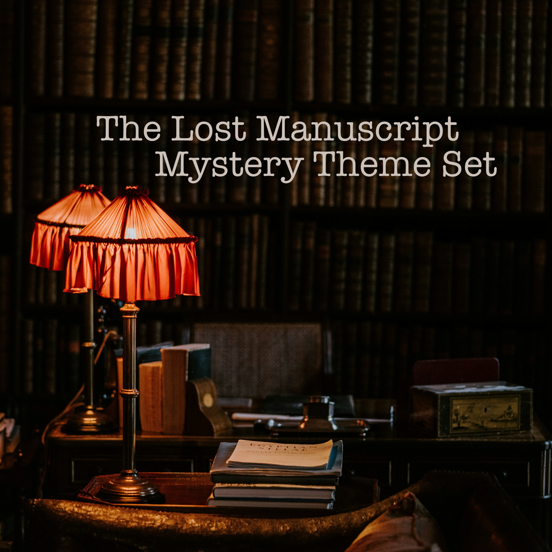 The Lost Manuscript Mystery Theme Set – Of Aspen Curated Gifts