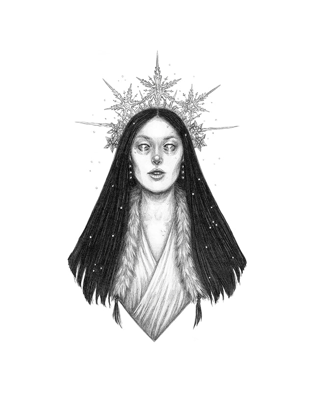 Yuki Onna - Japanese Yokai of Snow & Cold Print – Of Aspen Curated Gifts