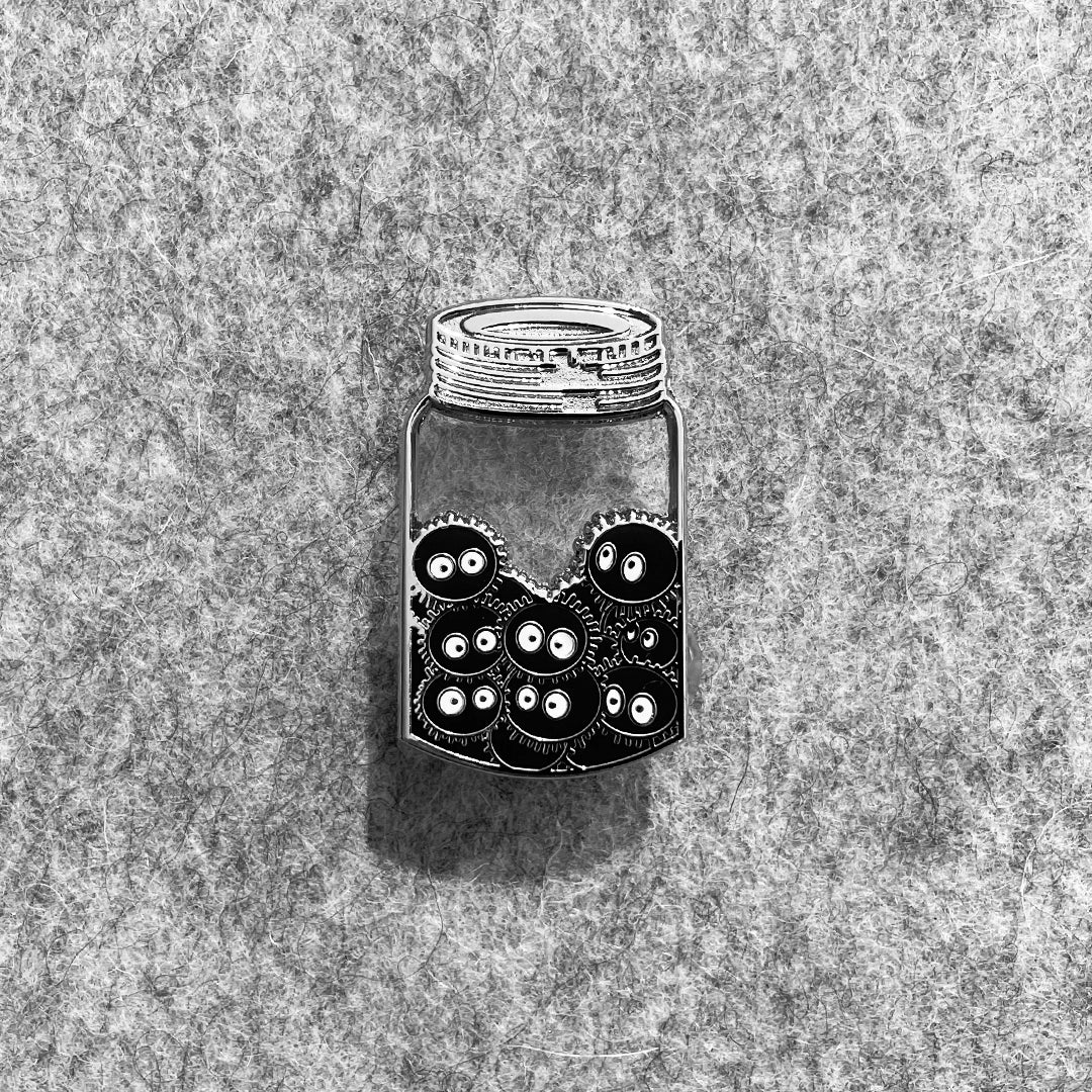 Soot Sprite Dust Jar Pin – Of Aspen Curated Gifts