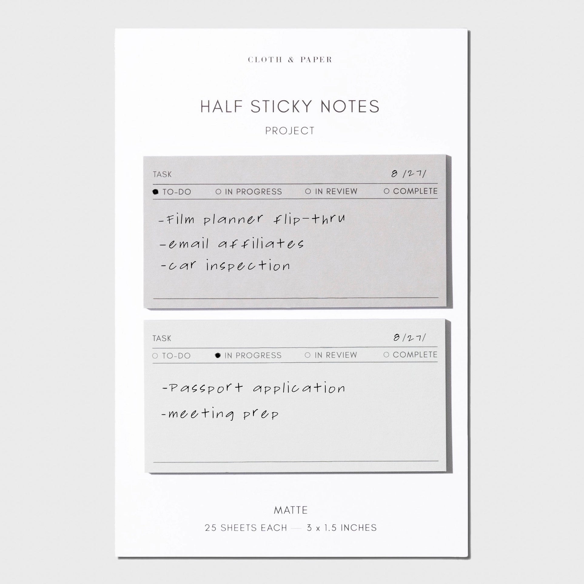 Half Sticky Notes - Project – Of Aspen Curated Gifts