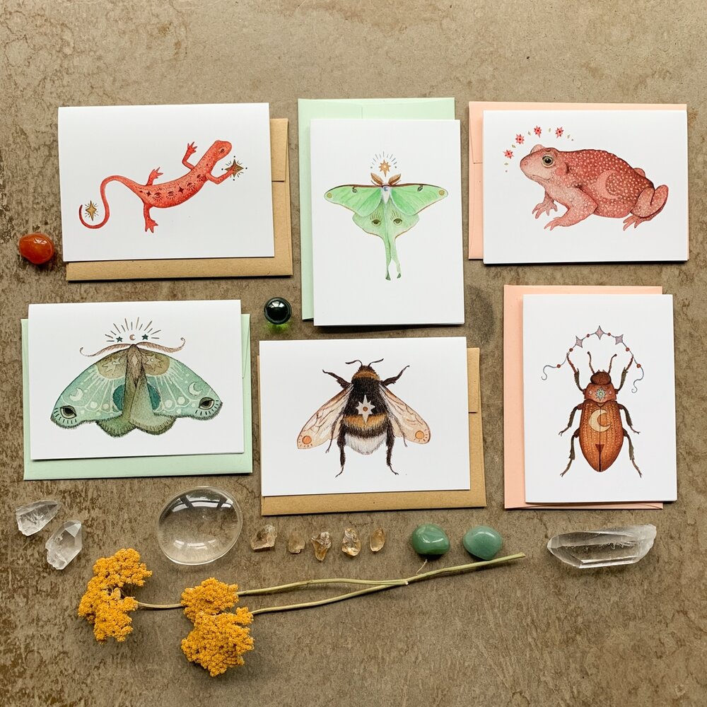 Astral Creatures Card Set – Of Aspen Curated Gifts