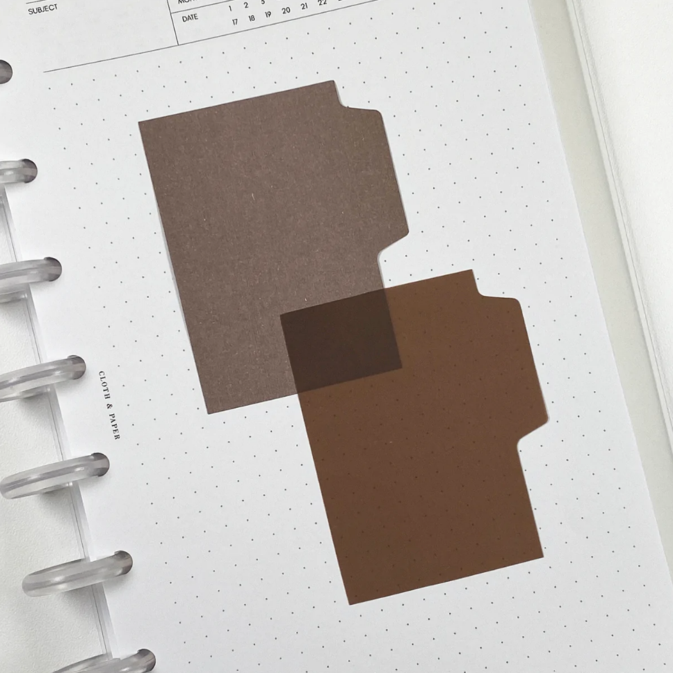 Tab Sticky Note Set - Espresso – Of Aspen Curated Gifts