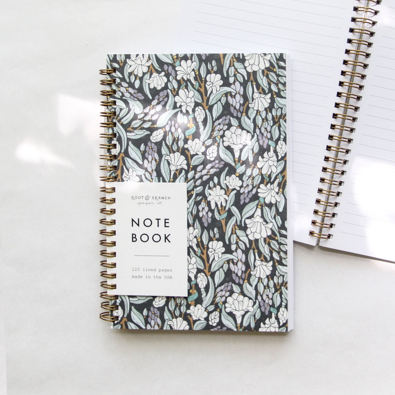 Moonlit Tuberose Spiral Notebook - Lined – Of Aspen Curated Gifts