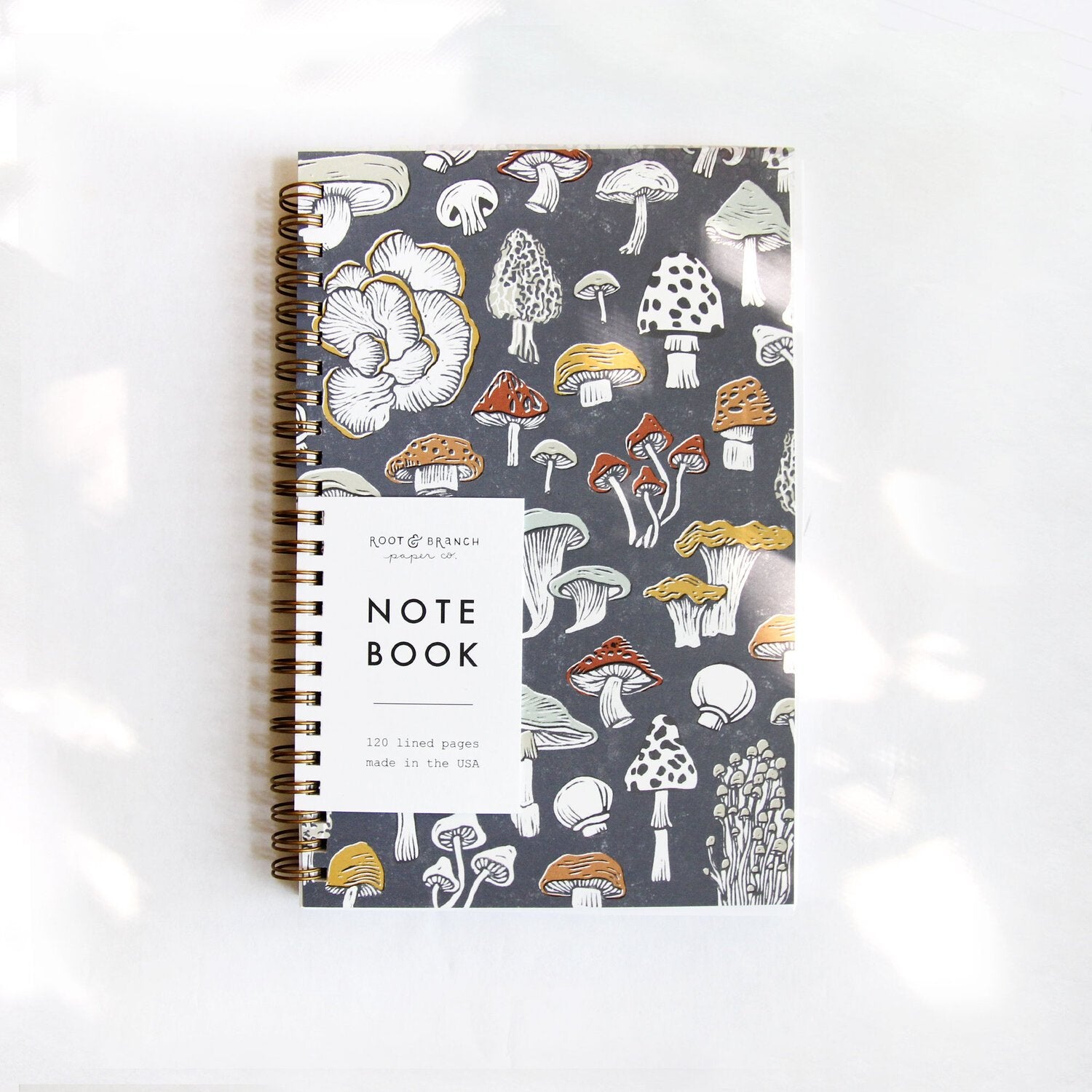 Mushroom + Fungi Spiral Notebook - Lined – Of Aspen Curated Gifts