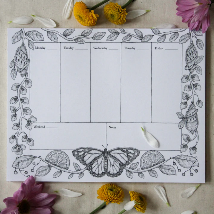 The Monarch Weekly Planner – Of Aspen Curated Gifts