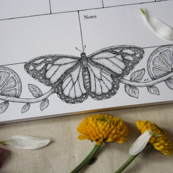 The Monarch Weekly Planner – Of Aspen Curated Gifts