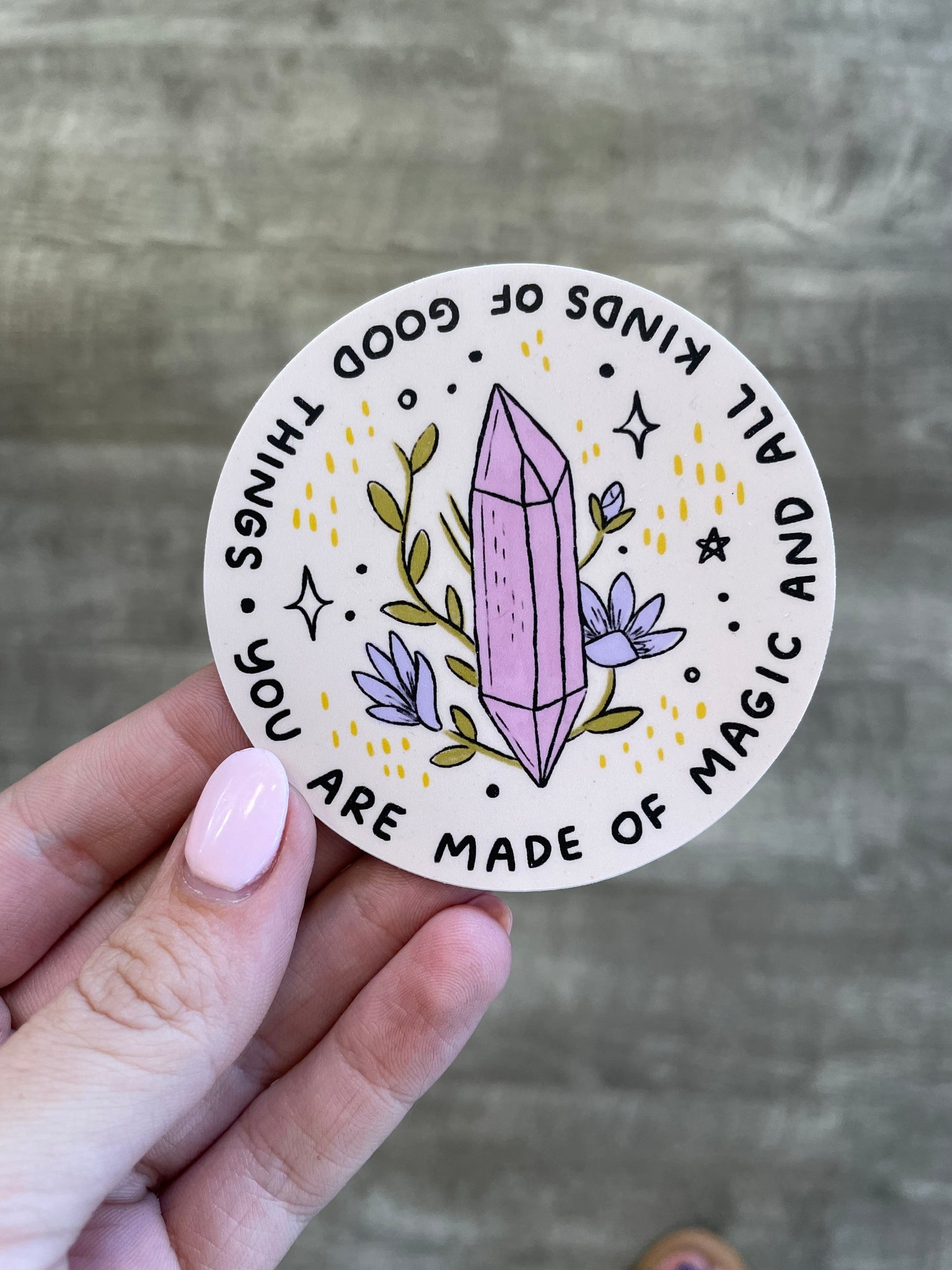 You Are Magic Crystal Sticker – Of Aspen Curated Gifts